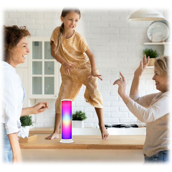 MorningSave: Aduro Monolith LED Light Up Tower Party Wireless Speaker