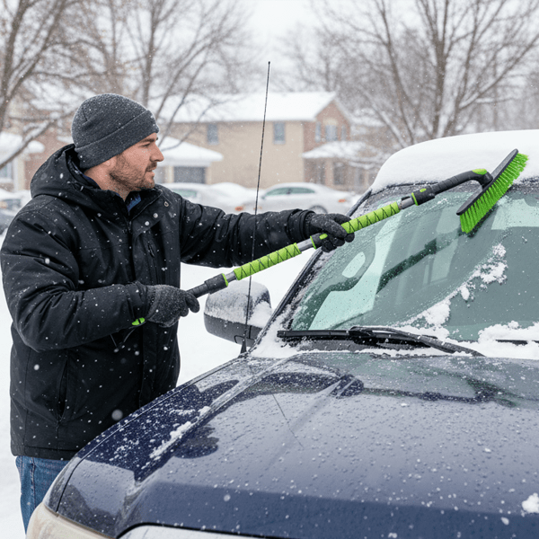 MorningSave: iHOM Heavy Duty Telescopic 52-Inch Snow Brush & Scraper ...
