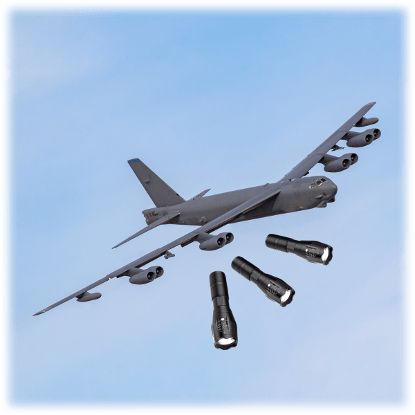 Meh: 3-Pack: Super Bright Zoomable Cree LED Tactical Flashlights