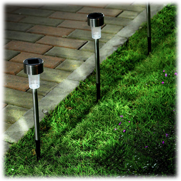 Meh: 10-Pack: Dartwood Solar Pathway LED Lights