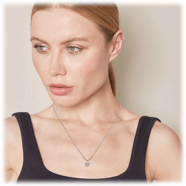 MorningSave: Diamond Muse 1/10 Carat TW Round Double Halo Genuine ...