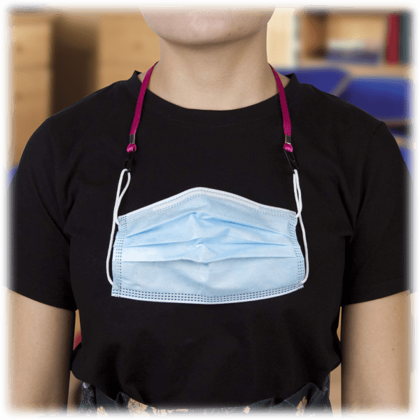 MorningSave: 10-Pack: Cheer Collection Adjustable Face Mask Lanyards OSFA