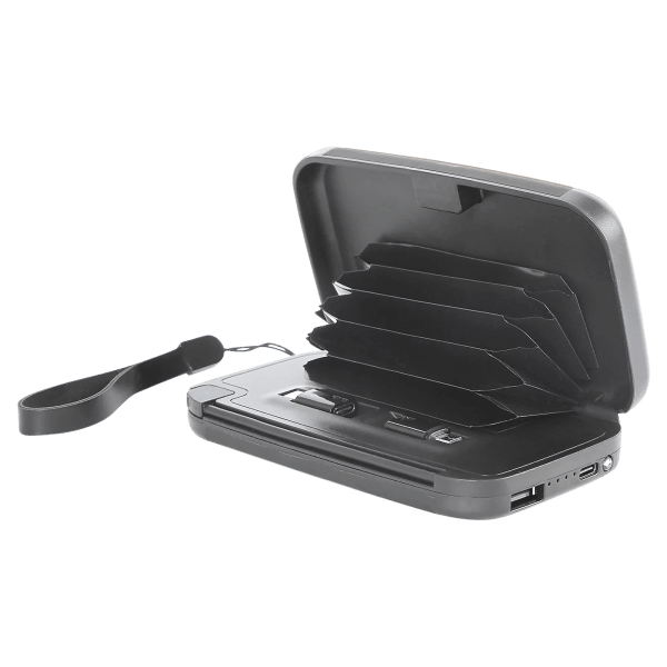 Meh: Limitless 4,000mAh Power Bank Wallet with RFID and Built-in Cables