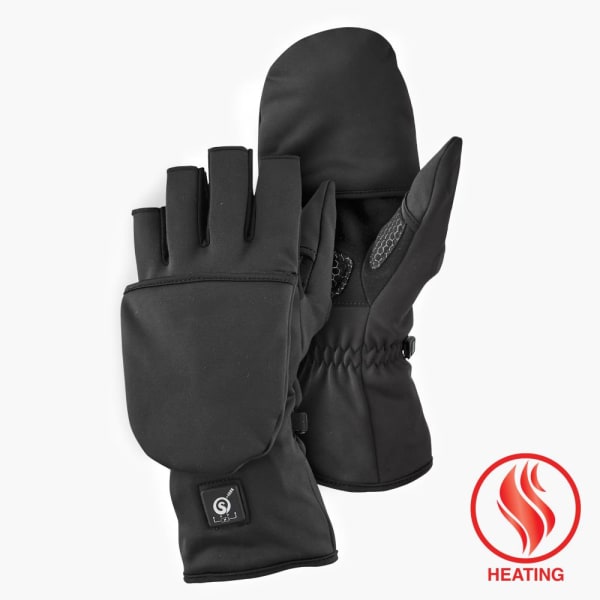 Hammacher Schlemmer: The Heated Flip Back Mittens