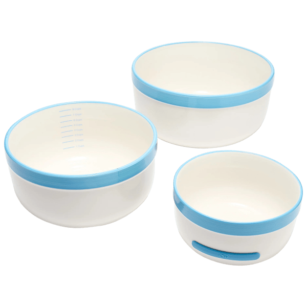 Meh: Carla Hall 3-Piece Sweet Heritage Microwavable Nesting Stoneware ...