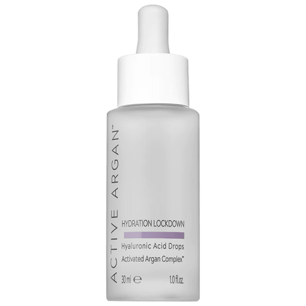 MorningSave: 2-Pack: Active Argan Hydration Lockdown Hyaluronic Acid Drops