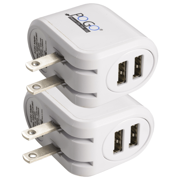 SideDeal: 2-Pack: Pogo Dual Port USB Charger For All Devices