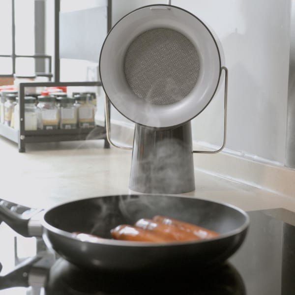 Hammacher Schlemmer: The First Smoke Capturing Kitchen "Hood"