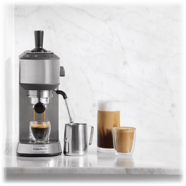 SideDeal: Calphalon Compact 15-Bar Espresso Machine with Milk Frother