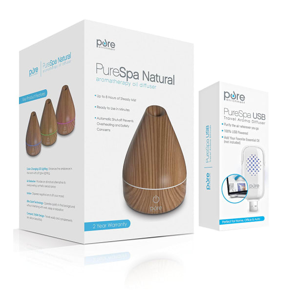 MorningSave: PureSpa Natural Aromatherapy Diffuser Bundle