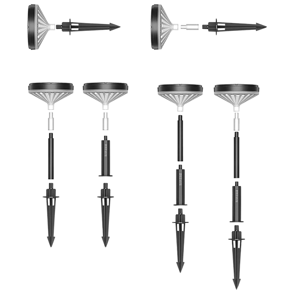 MorningSave: 4-Pack: Litom Solar Pathway Lights