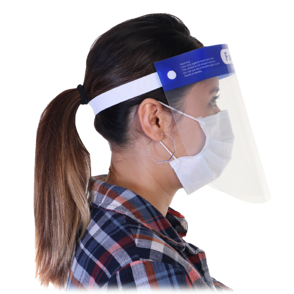 Meh: 10-Pack: Reusable Face Shields with Foam Forehead Band and Elastic ...