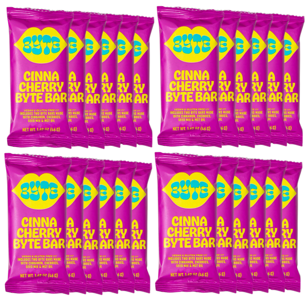 SideDeal: 24-Pack: Byte Bars (Cinna Cherry and/or Choco Chip)