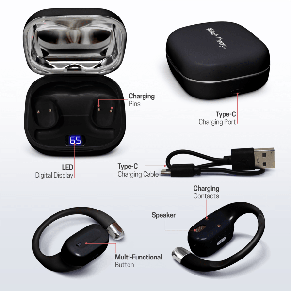 MorningSave: Aduro Open-Air Curve True Wireless Earbuds