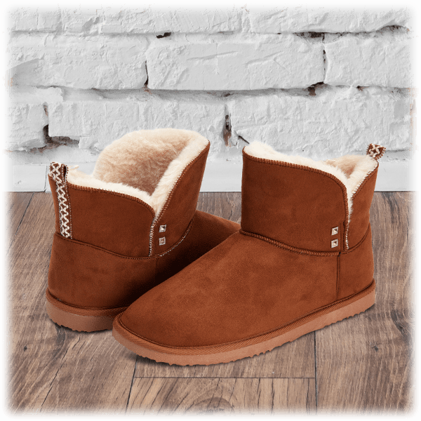 MorningSave: Floopi Women's Bobbie Faux Fur Ankle Boots