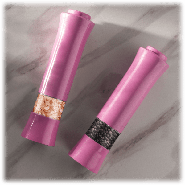 MorningSave: 2-Pack: Wolfgang Puck Adjustable Electronic Spice Mills