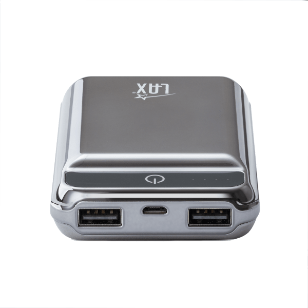 MorningSave: LAX Compact Dual-USB 12000mAh Power Bank