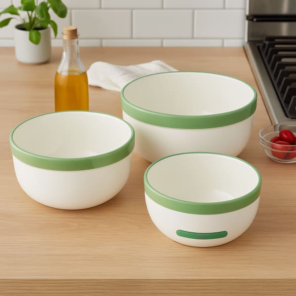 Meh: Carla Hall 3-Piece Sweet Heritage Microwavable Nesting Stoneware ...