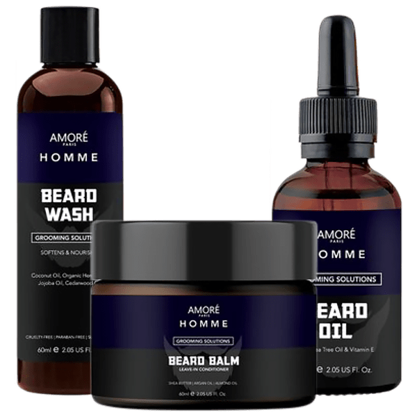 SideDeal: Amore Paris 3-Piece Ultimate Beard Care And Grooming Kit