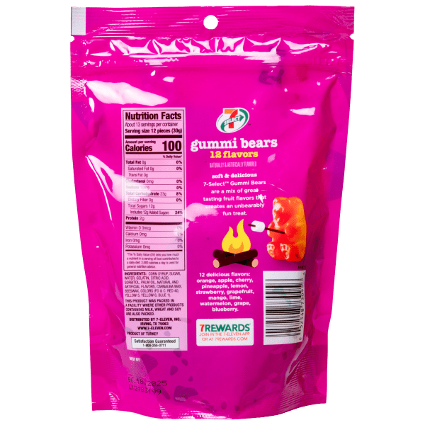 SideDeal: 6-Pack: 7-Select 12-Flavor Gummi Bears (5.25lb total)