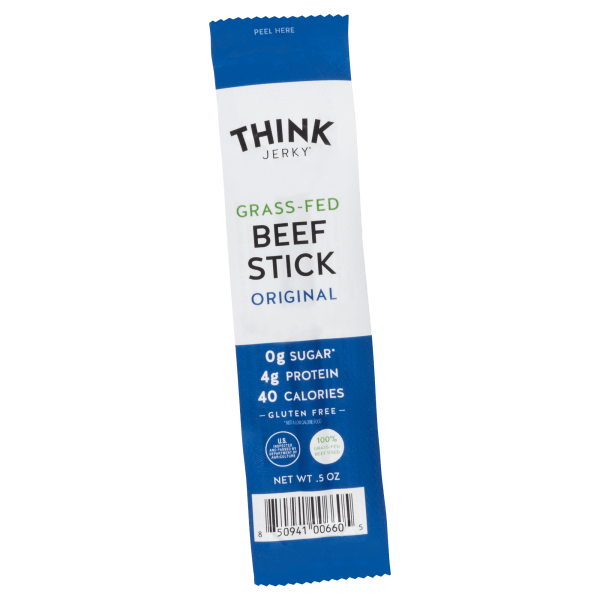 Meh: 60-Pack: Think Jerky Original Grass-Fed Beef Sticks