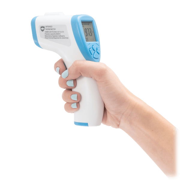 MorningSave: Mask on Every Face Non-Contact Infrared Forehead Thermometer