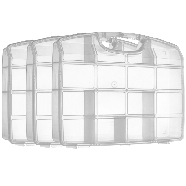 MorningSave: 3-Pack: Home Essentials Plastic Multi Purpose Organizers