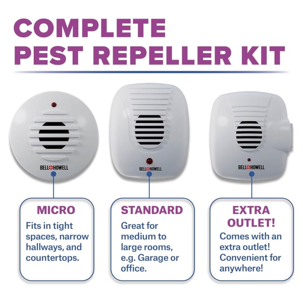 SideDeal: Bell & Howell Ultrasonic 14-Piece Plug-In Pest Repellers