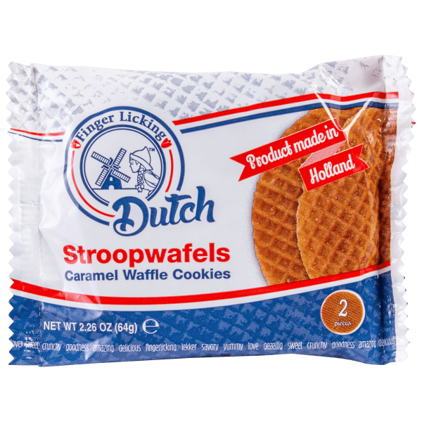 Meh: 112-Pack: Finger Licking Dutch Individually Wrapped Stroopwafels