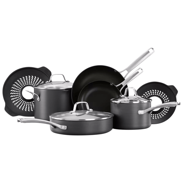 Meh: Calphalon Classic 10-, 11-, or 14-Piece Hard-Anodized Dishwasher ...