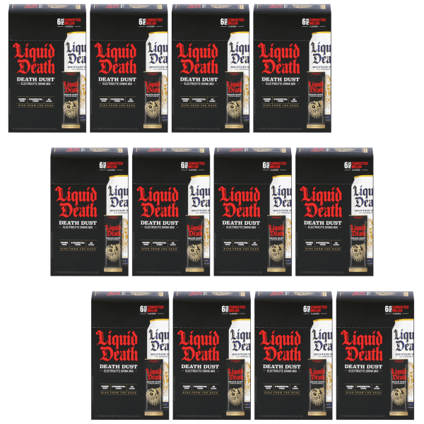 MorningSave: 72-Pack: Liquid Death Electrolyte Death Dust Hydration Powder