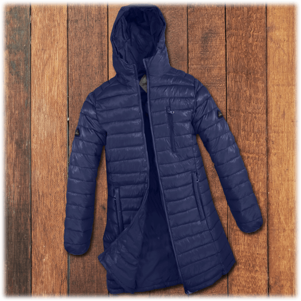 MorningSave: Women's Long Puffer Bubble Jacket With Non-Detachable Hood