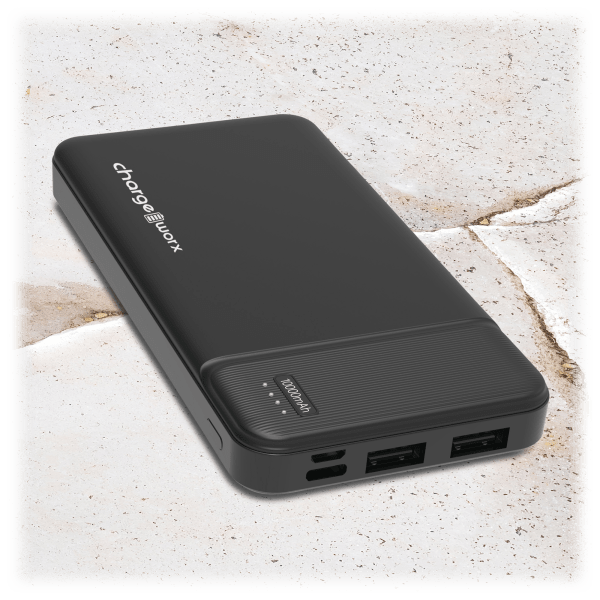 Shop Univision: Chargeworx Banco de Energía Dual USB Delgado de 10,000 mAh