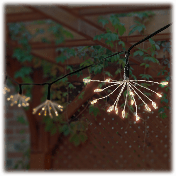 SideDeal: 4-Pack: Ideaworks Solar-Powered Starburst String Lights