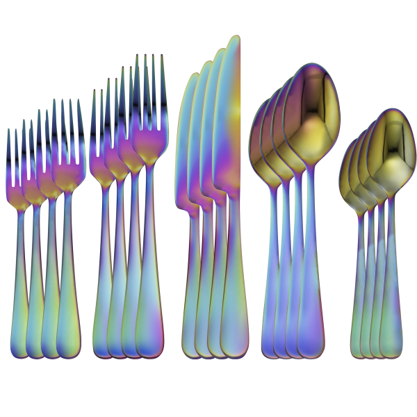 MorningSave: Cambridge Rainbow 20-Piece Flatware Set