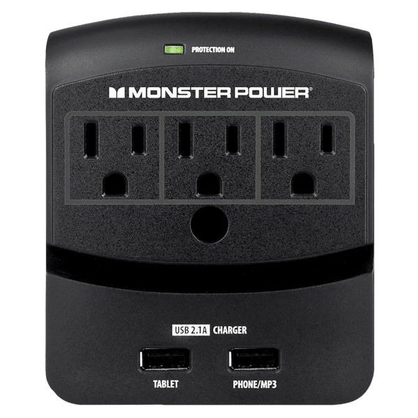MorningSave: 2-Pack: Monster Core Power 350 Triple Wall Outlet with 2 ...