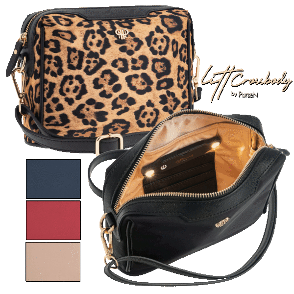 MorningSave: PurseN LittBag LED-Lit Nylon Crossbody