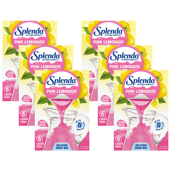 Meh: 36-Pack: Splenda Pitcher Perfect Peel & Pour Pink Lemonade (Best ...