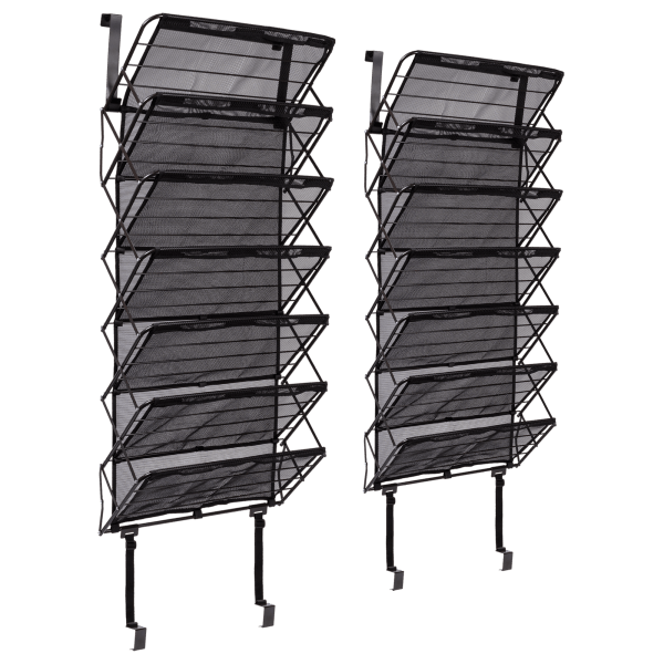 MorningSave: 2-Pack: Over-The-Door Storage Racks