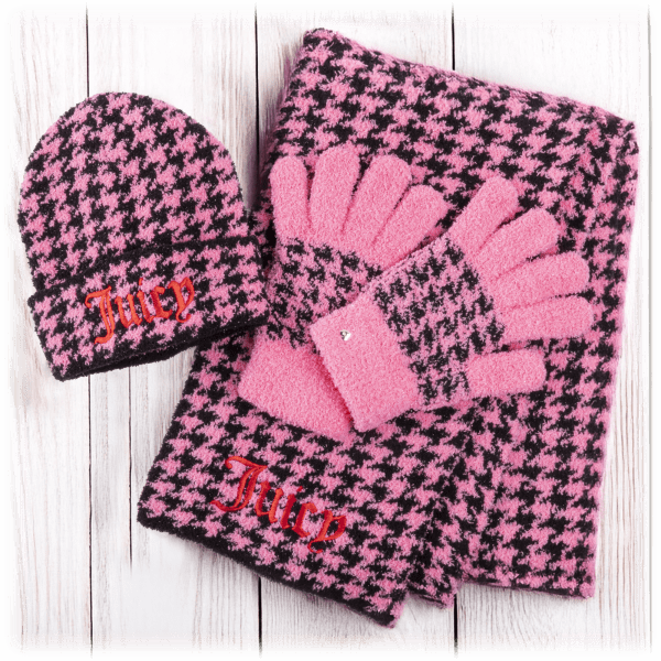 SideDeal: Juicy Couture Houndstooth Cold Weather Set