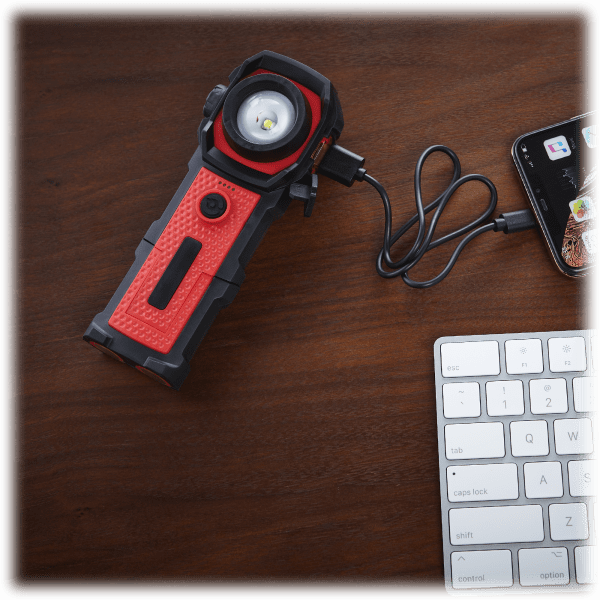 MorningSave: SecureBrite Flexible LED Work Light with Rechargeable Battery