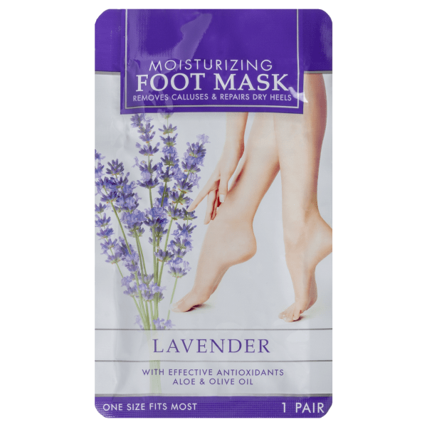 MorningSave: 12-Pack: Lavender Moisturizing & Exfoliating Foot Masks