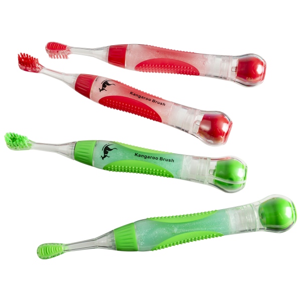 MorningSave: 2-Pack: Kangaroo Training Toothbrushes