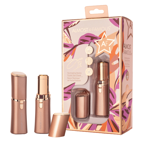 MorningSave: Almost Famous Buzz It Facial Shaving Wand with Rose Gold ...