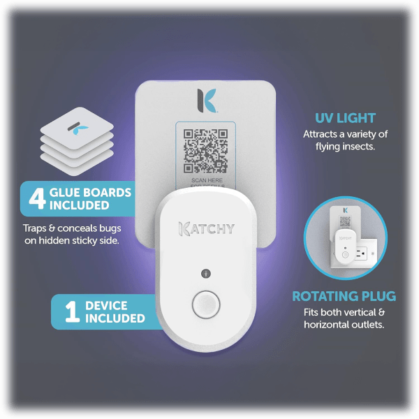 SideDeal: 2-Pack: Katchy Indoor Plug-in Insect Trap