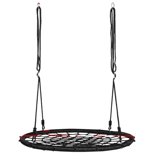 MorningSave: Amgym 40" Spider Web Round Net Tree Swing Set