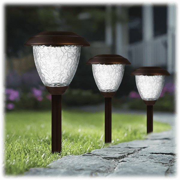 MorningSave: 6-Pack: Sterno Home Path Lights in Bronze
