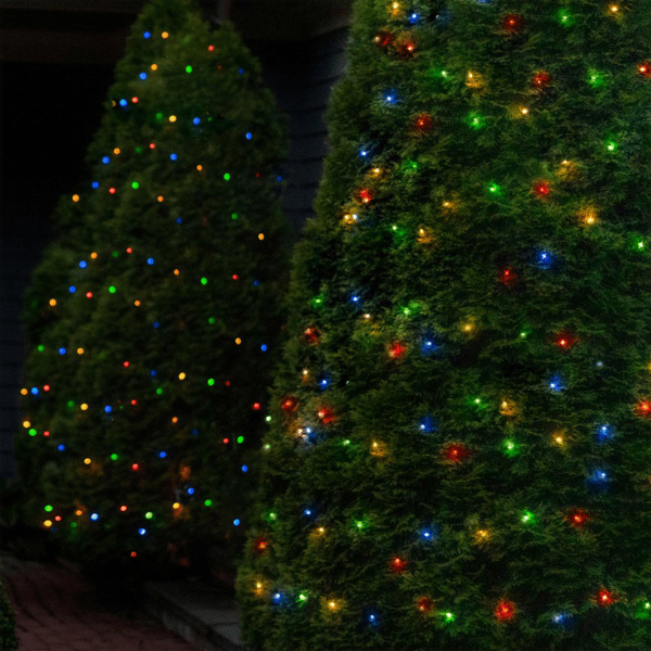 MorningSave: Touch of Eco Multi-Color Solar Powered 125 LED String Lights