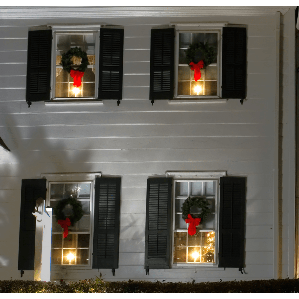 MorningSave: 4-Pack: Touch Of ECO Solar LED Holiday Window Candle