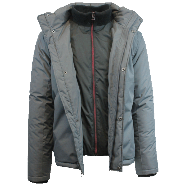 SideDeal: Men's Heavyweight Presidential Jacket with Detachable Hood